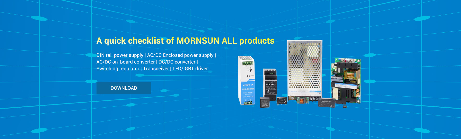 Industrial Power Supply Manufacturer - Mornsun
